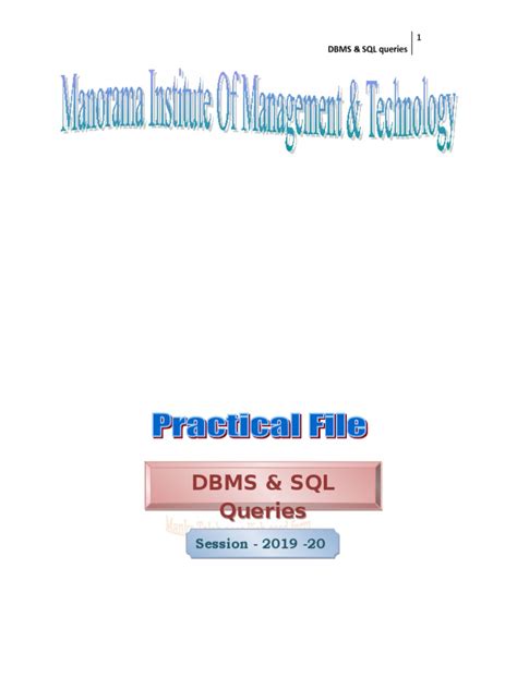 an introduction to database management systems and structured query language pdf sql databases