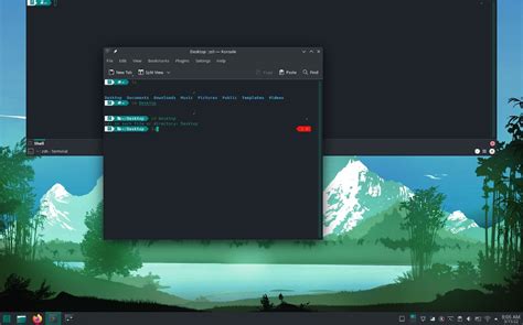 How To Change Konsole And Yakuke ZSH Appearance To Modern Manjaro One KDE Plasma Manjaro