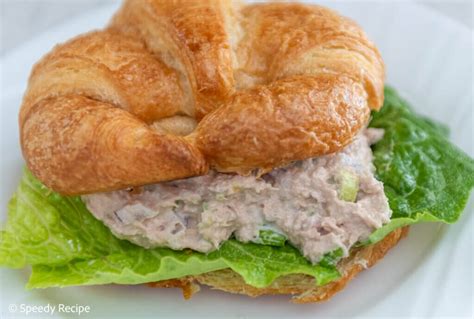 Tuna Salad Sandwich Croissant