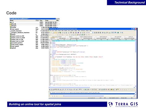 Ppt Building An Online Tool For Spatial Joins Using Open Source Software Karsten Vennemann
