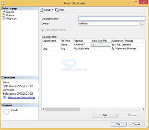 sql server database architecture splessons
