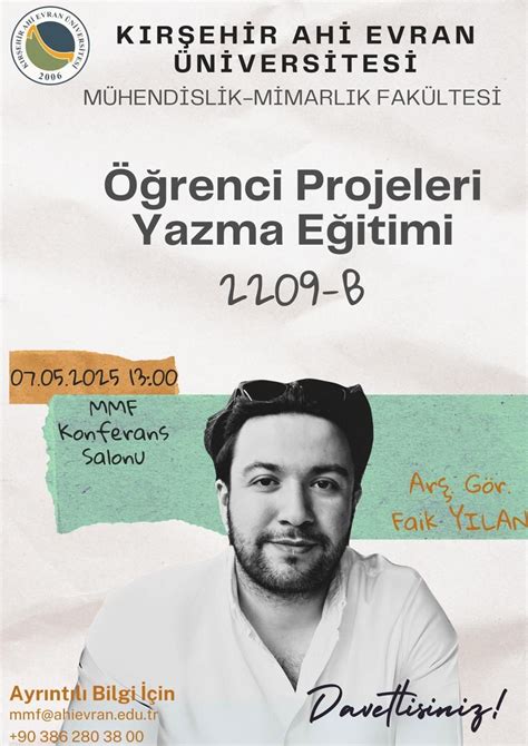 Bütün öğretim Elemanı üyesi Ve öğrencilerimiz Davetlidir Ali Sevim