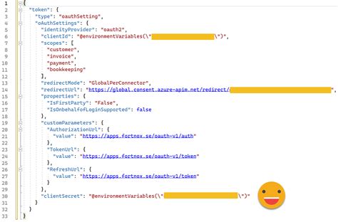 exported custom connector where s my client secret setting carina m claesson