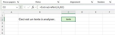 Vba Extraire Un Mot Particulier Dun Texte Dans Excel Excel