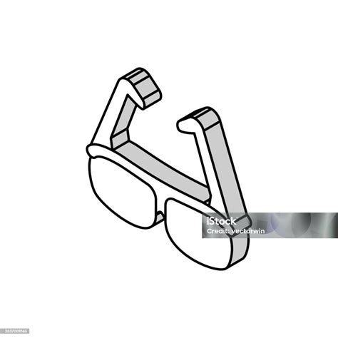 3d 안경 아이소 메트릭 아이콘 벡터 일러스트 레이 션 감독에 대한 스톡 벡터 아트 및 기타 이미지 감독 관중 구매 Istock