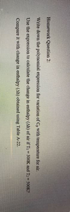 Homework Question 2 Write Down The Polynomial