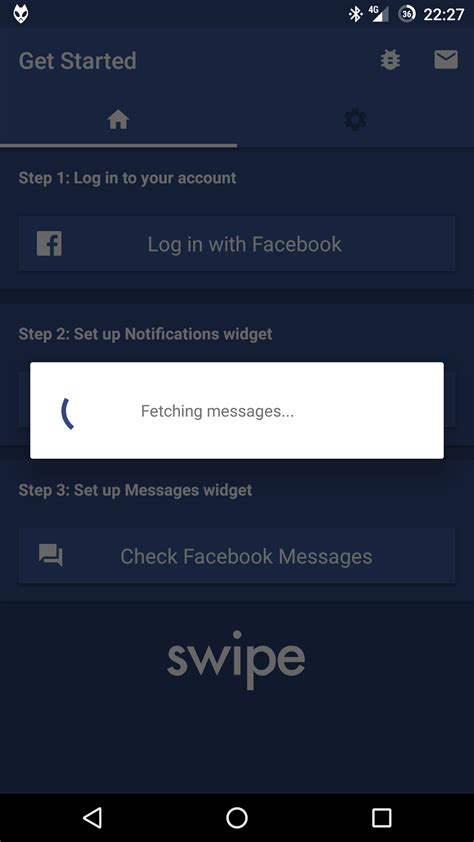 Dev Introducing Swipe Widget For Facebook View Your Notifications And Messages Right On Your