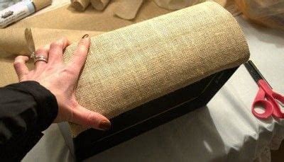 Diy Burlap Storage Boxes How To Embellish A Fabric Covered Box Home DIY On Cut Out Keep