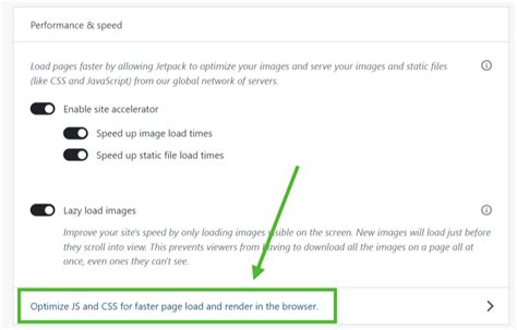 page optimize support