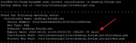 VMware Unified Access Gateway Renew LetsEncrypt Certificate