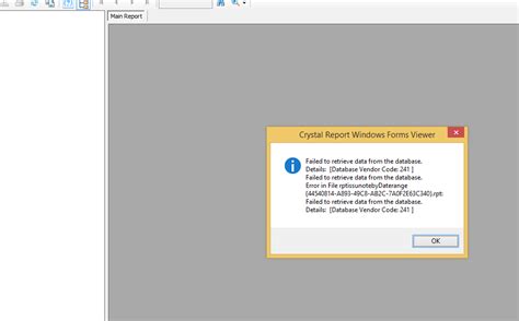 C Crystal Report A Date Range Required Here Stack Overflow
