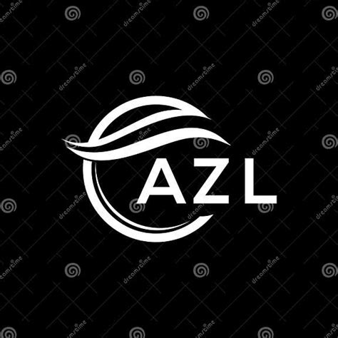 Azl Letter Logo Design On Black Background Azl Creative Circle Letter Logo Concept Azl Letter