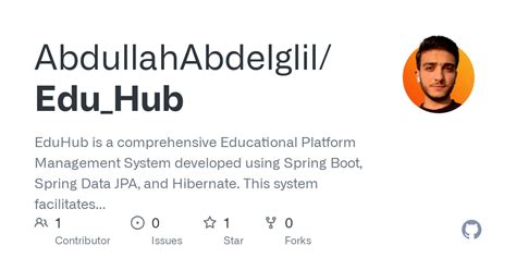 GitHub AbdullahAbdelglil Edu Hub EduHub Is A Comprehensive Educational Platform Management