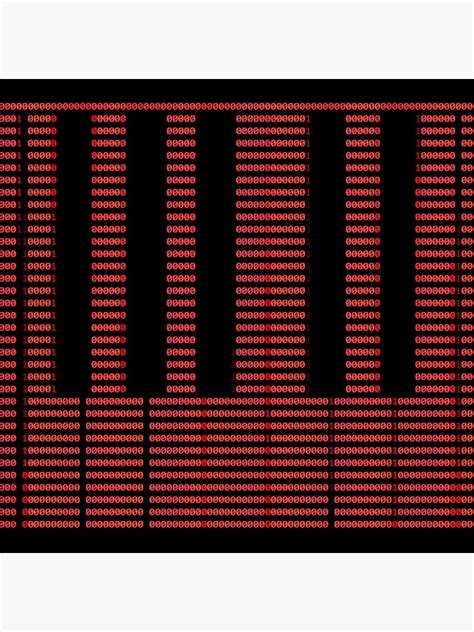 binary ascii code red keyboard 101010 throw pillow for sale by