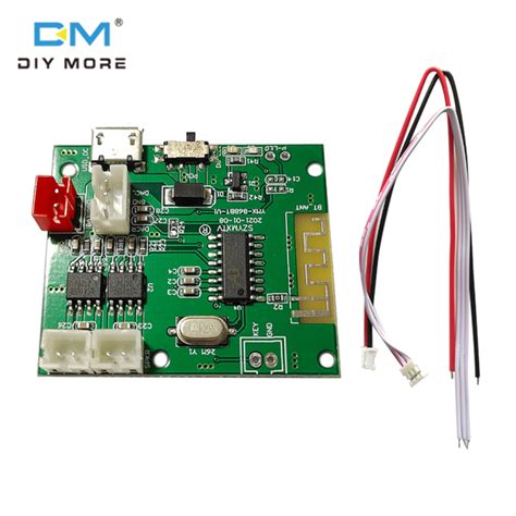 Diymore 5w 5w Mini Amplifier Board Ymx 868bt Dc3 7v 5v Bluetooth Decoder Module With Amplifier