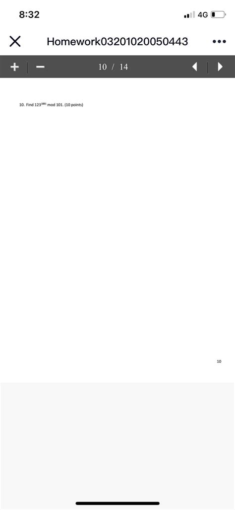 Solved 832 1 4g Х Homework03201020050443 10 14 10 Find