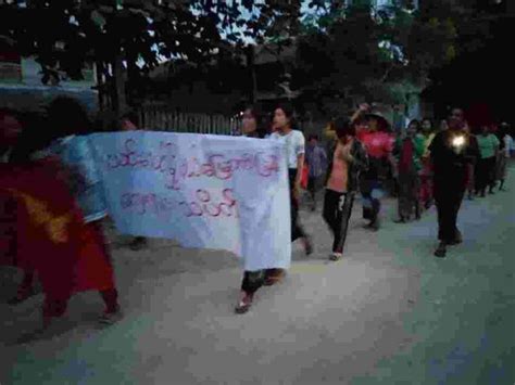 ယင်းမာပင်မြို့နယ် မြောက်ခြမ်း ကျေးရွာများ သပိတ် စစ်ကြောင်းက စစ်အာဏာရှင် တော်လှန်ရေး ချီတက် ဆန္ဒပ