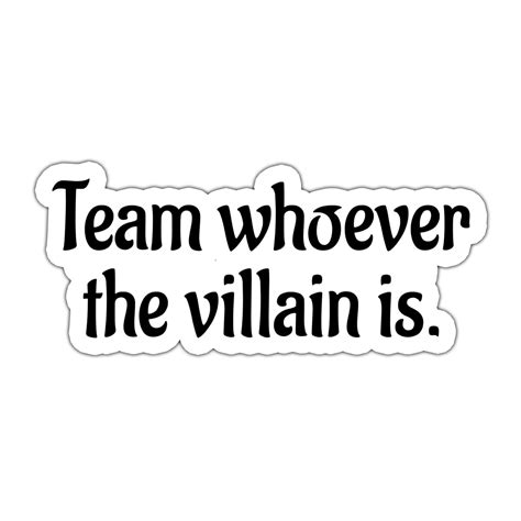 Team Whoever The Villain Is Sticker Book Trope Sticker