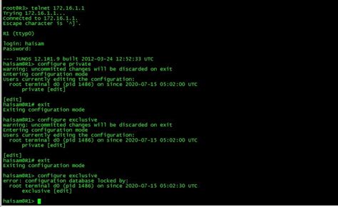 Initial Configuration Junos Configure