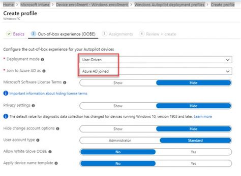 how to deploy hybrid azure ad joined devices by using intune and