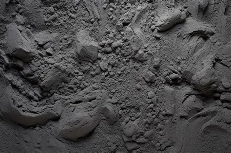 Close Up Of Ash Particles Against A Dark Background For Contrast Premium Ai Generated Image