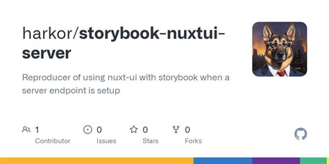 Github Harkorstorybook Nuxtui Server Reproducer Of Using Nuxt Ui With Storybook When A