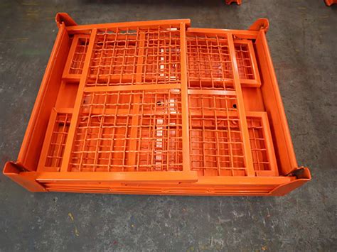 1000kg 2000kg Heavy Duty Collapsible Pallet Cage Locking System