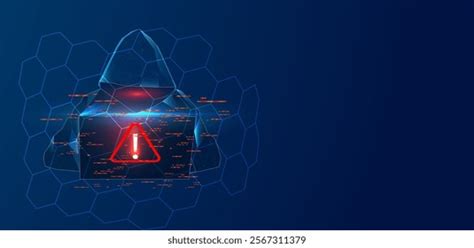 Vector Illustration Cyber Security Attack Hacker Stock Vector Royalty Free 2567311379