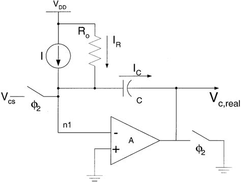 Simplified Circuit Of The Ramp Generator With Current Source Output Download Scientific Diagram