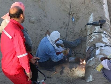 ایمن‌سازی بخشی از خط لوله بندرعباس سیرجان رفسنجان شانا