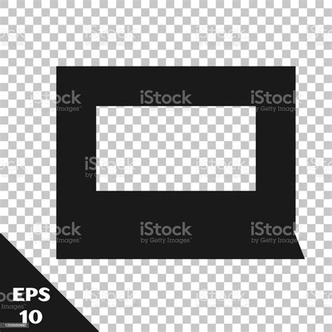 투명 한 배경에 격리 된 검은 선 비디오 게임 콘솔 아이콘입니다 조이스틱과 Lcd Tv가 있는 게임 콘솔 벡터 일러스트레이션