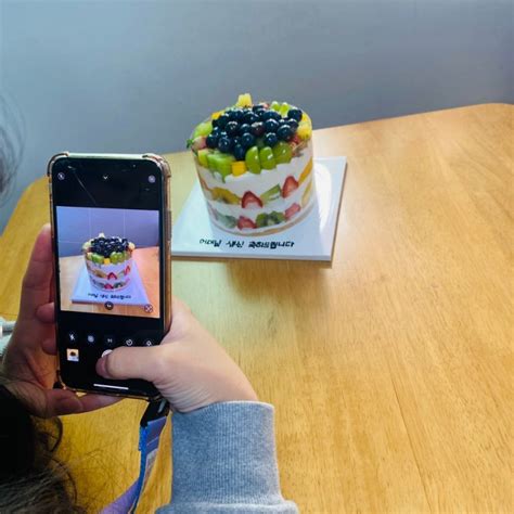 부천 주문제작 생일 케이크 추천 과일이 듬뿍 들어간 마이퍼스트케이크 네이버 블로그