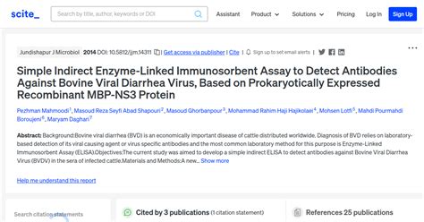 Simple Indirect Enzyme Linked Immunosorbent Assay To Detect Antibodies