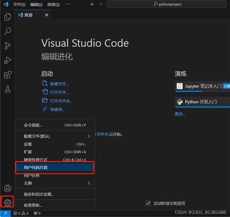 一学习笔记：vscode中快速输入main函数vscode Python Main Csdn博客