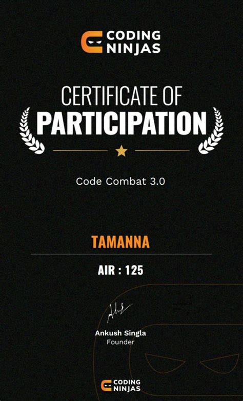 Tamanna On Linkedin Codecombat Codingninjas Achievementunlocked Greatexperience