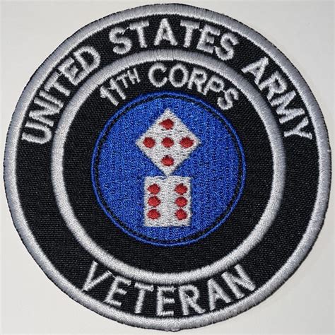 Us Army 11th Corps Veteran Patch Decal Patch Co