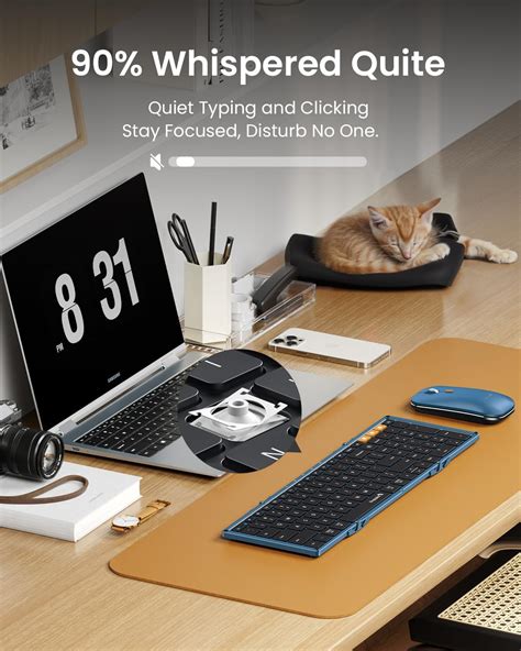 Xkm01 Foldable Bluetooth Keyboard And Mouse Combo Protoarc