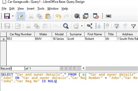 advanced database apply modify a subtract join