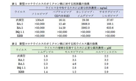 臨床検体から分離した新型コロナウイルス・オミクロン株の Bq11系統とxbb系統に対する治療薬の効果を検証 テック・アイ生命科学