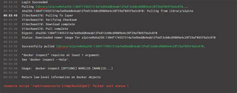 Resource Script Optresourcein Tmpbuildget Failed Exit Status 1 · Concourse Concourse