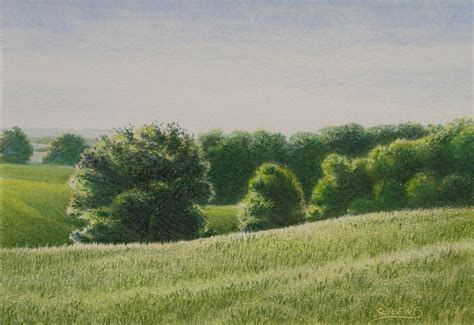 How To Draw A Landscape Green That Looks Real — Carrie L Lewis Artist
