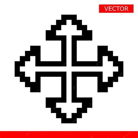 Premium Vector Move Cursor Icon Bold