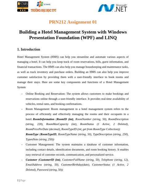 prn212assignment01 wpf linq pdf windows presentation foundation