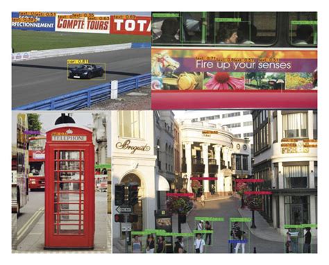 Examples Of Object Text Detection On The Comprehensive Dataset The