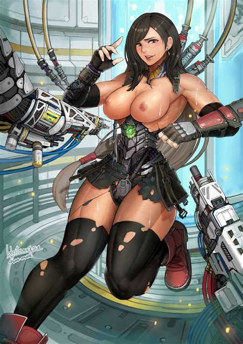 Tifa Lockhart Final Fantasy And 2 More Drawn By Eguchi Tumoru Danbooru