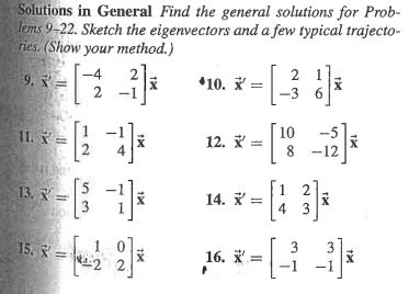 Solved Solutions In General Find The General Solutions For Chegg