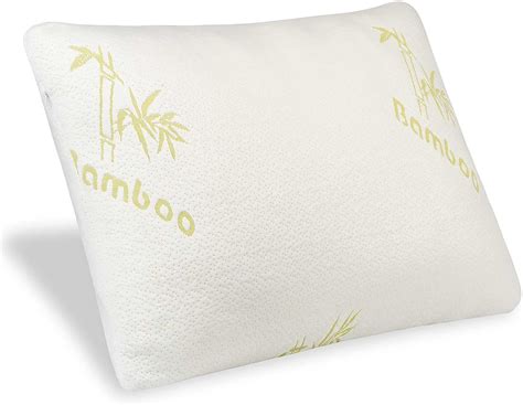 Memory Foam Chopped Pillow With Bamboo Cover Maison Caplan