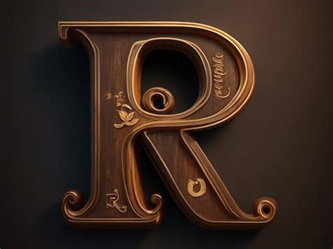 Premium Ai Image Letter R
