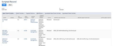 How To View NetSuite Record Scripts SuiteRep