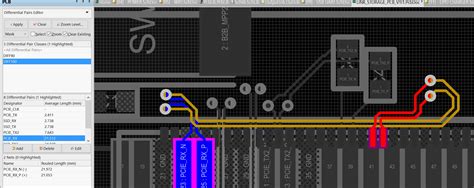 Differential Pairs Not Matching Length Or Spacing
